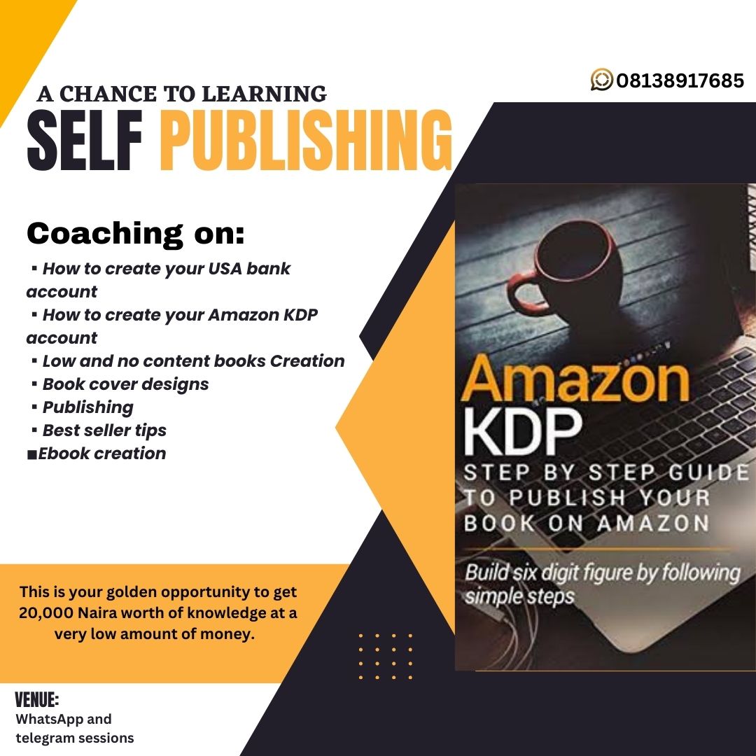 Get Amazon KDP coaching registration by Osunsola Seyi Philip on Selar