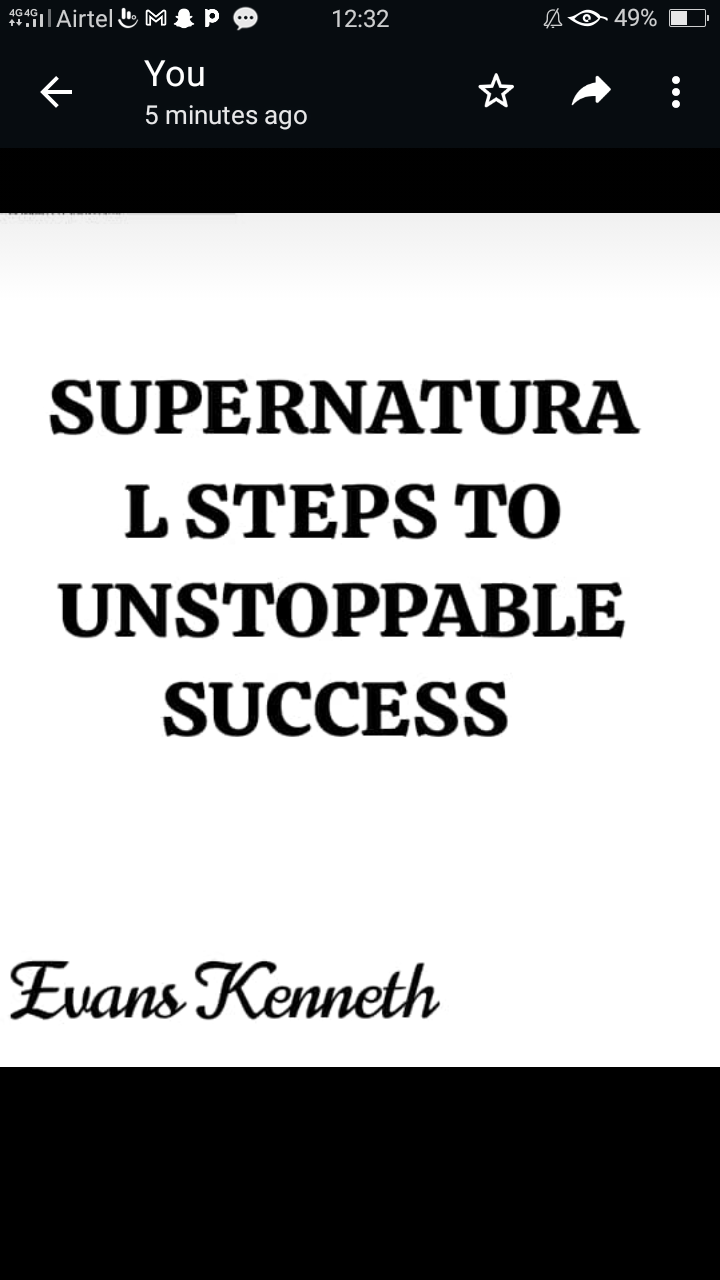 Buy STEPS TO UNSTOPPABLE SUCCESS by Evans Kenneth on Selar
