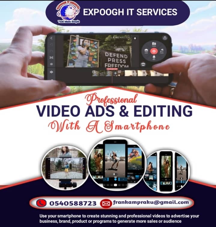Buy Professional Video Ads Making and Editing by Frank Ampraku on Selar