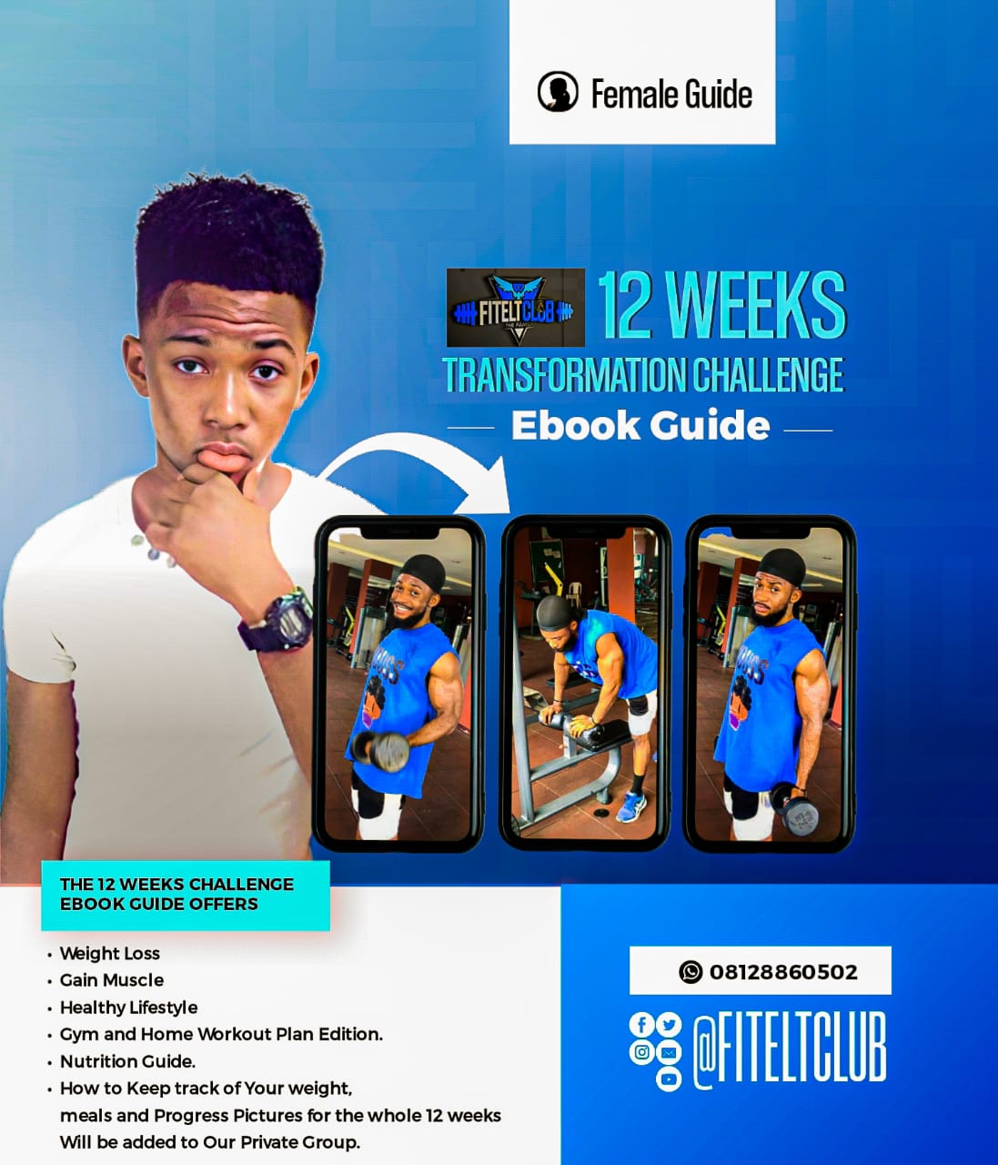 Buy 12 WEEKS BODY TRANSFORMATION CHALLENGE EBOOK FEMALE GUIDE by FIT ...