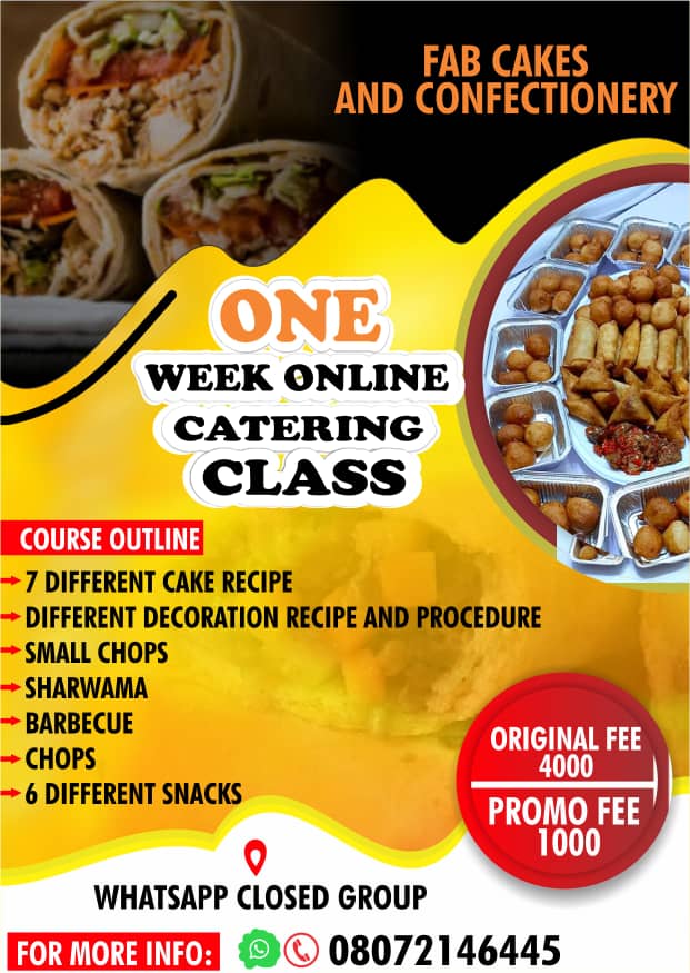 Get Cake and snack classes by Blessing Egbon on Selar