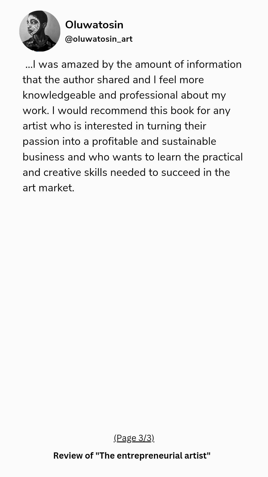Buy The Entrepreneurial Artist by Faim Arts on Selar