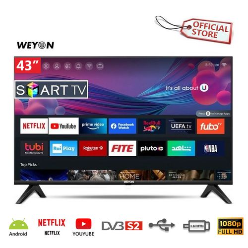 Buy Vitron 50" Inch FRAMELESS BLUETOOTH INBUILT DECODER 4K UHD Android ...