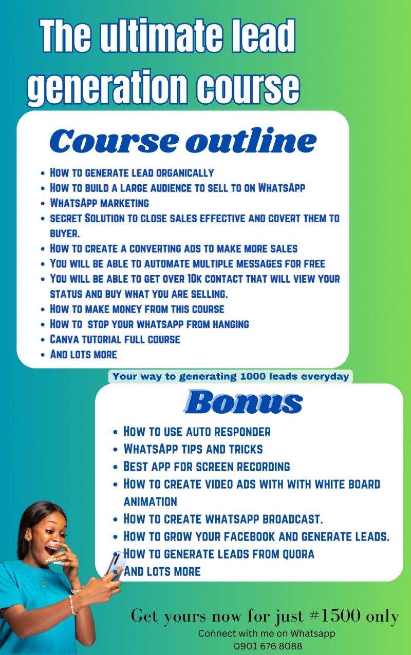 Buy The ultimate lead generation course by Owotunse Festus on Selar