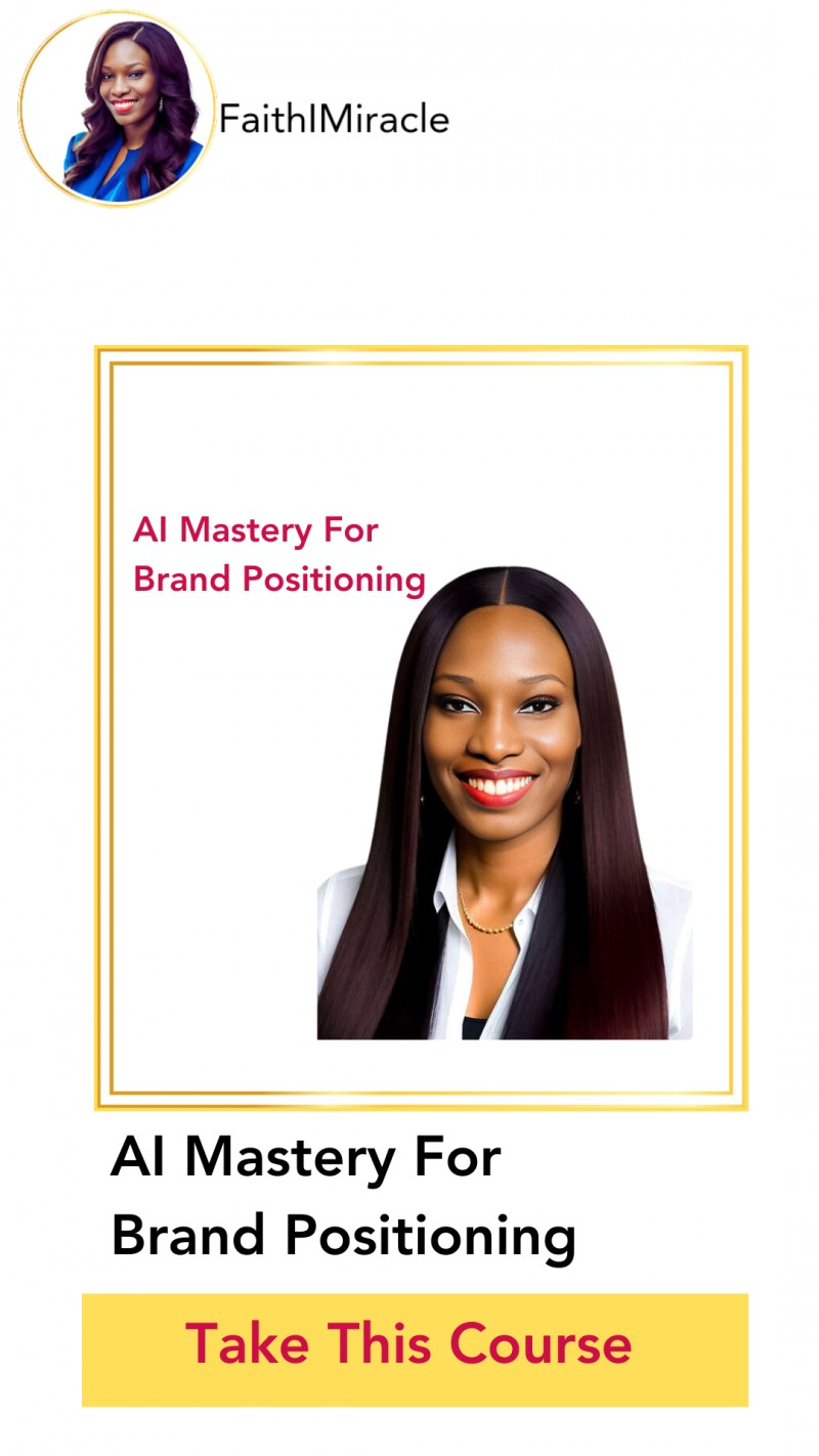 Buy Ai Mastery For Brand Positioning by Irorere faith miracle on Selar