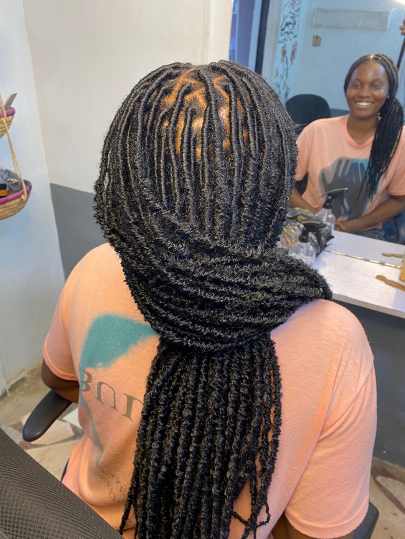 Buy Faux locs (soft locs) installation by Cherished Crown Academy on Selar