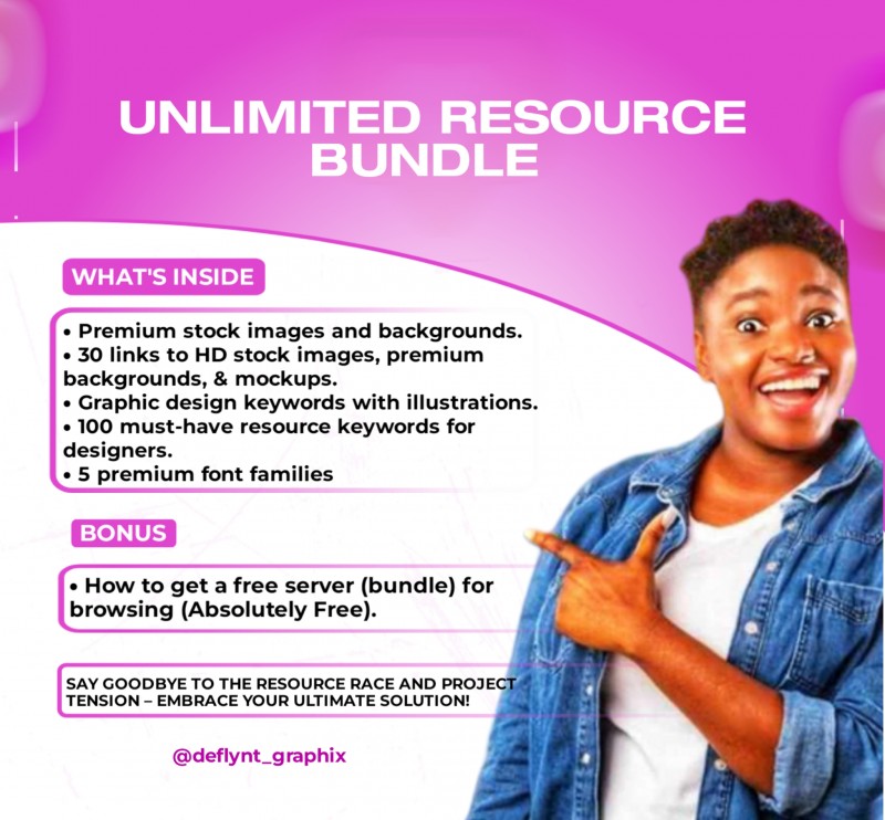 Buy Unlimited Resource Bundle by Derrick Flynt on Selar