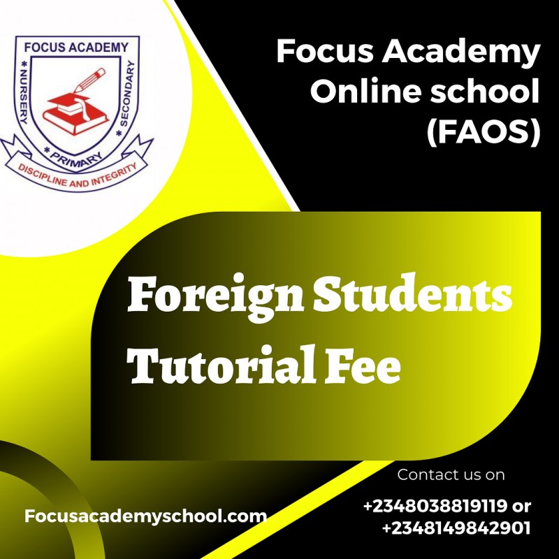 Buy Tutorial fee (Focusacademyschool.com) by Focus Academy Online ...