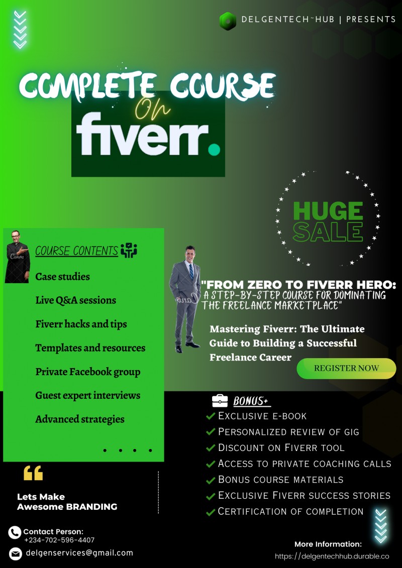 Buy "THE COMPLETE FIVERR COURSE 101" (ULTIMATE BLUEPRINT) by Onyeocha ...