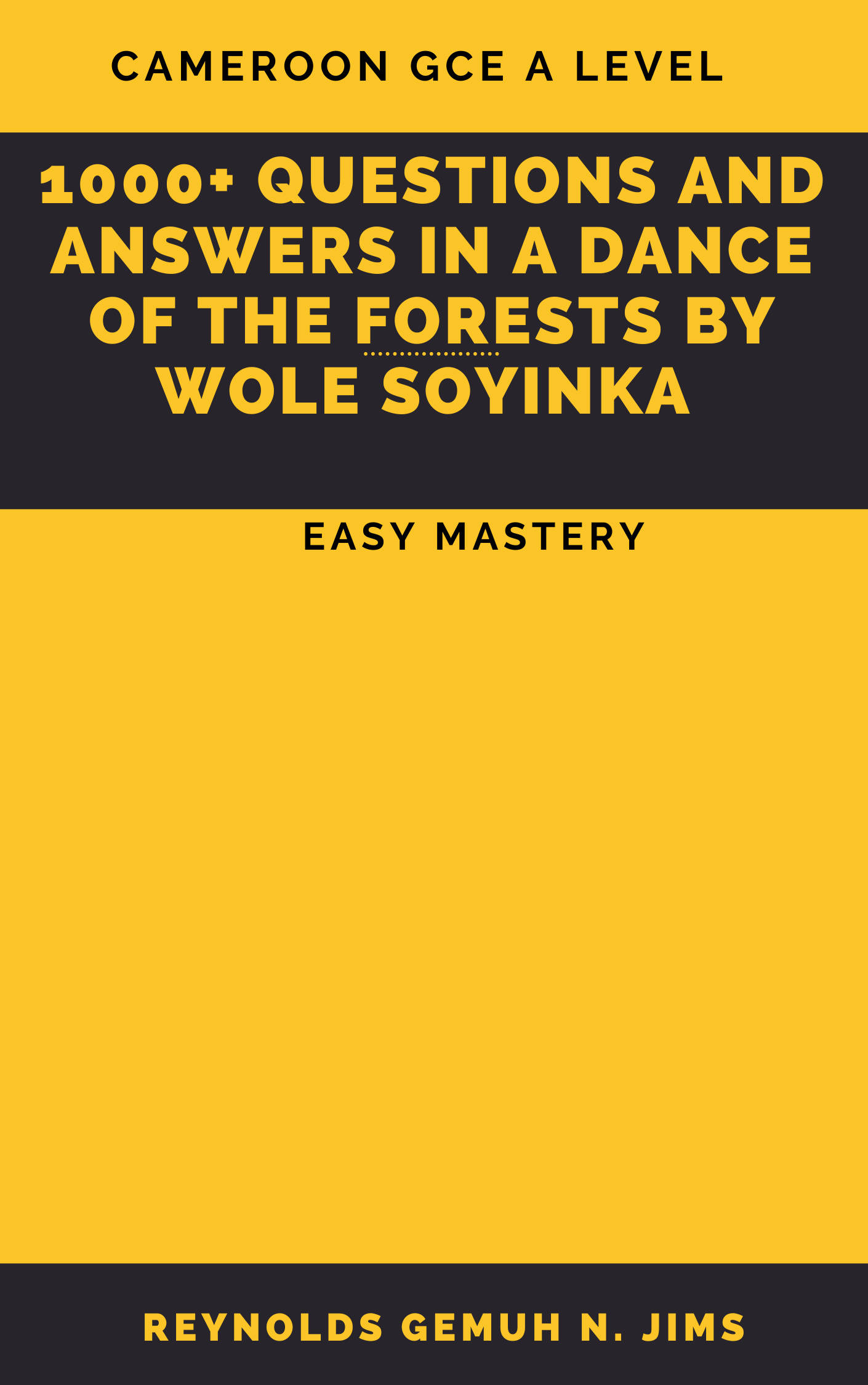 Buy 1000 QUESTIONS AND ANSWERS IN A DANCE OF THE FORESTS by Wole ...