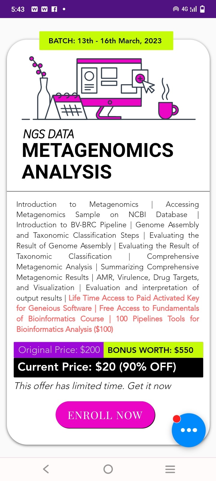 Buy Functiona/Metagenomics by GENOMAC Hub on Selar