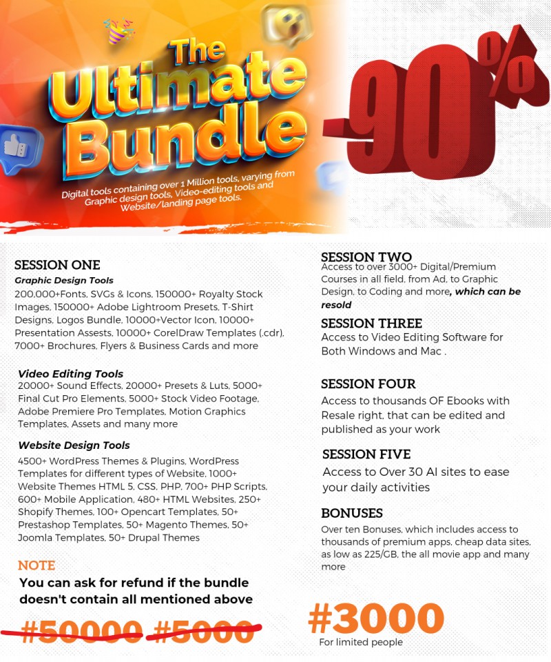 Buy ULTIMATE BUNDLE by Growwithme2023 on Selar