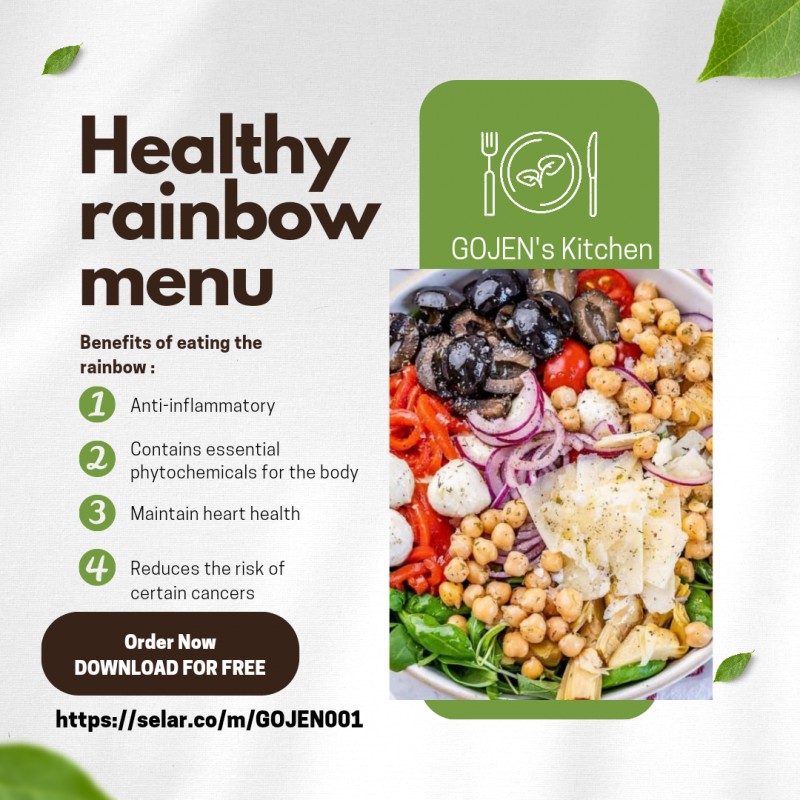 Get Healthy rainbow menu by GOJEN's Kitchen on Selar