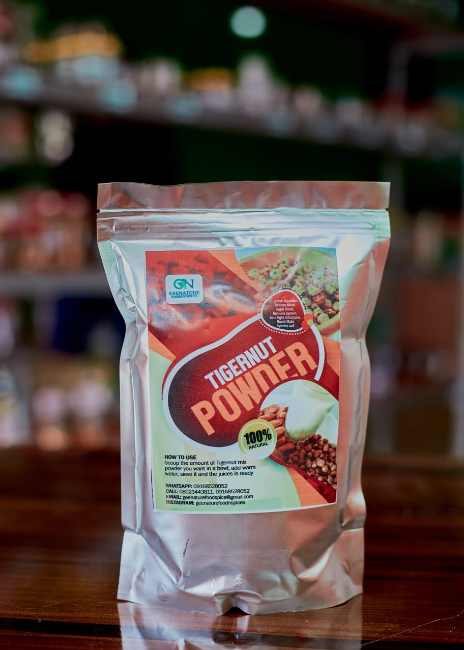 Buy Tigernut Powder by Geenature Foods N Spices Ltd on Selar