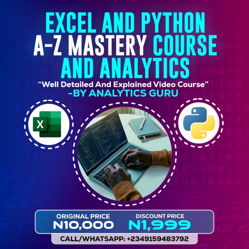 Buy Complete Excel Mastery Course and Analytics Combo by Analytic Guru ...