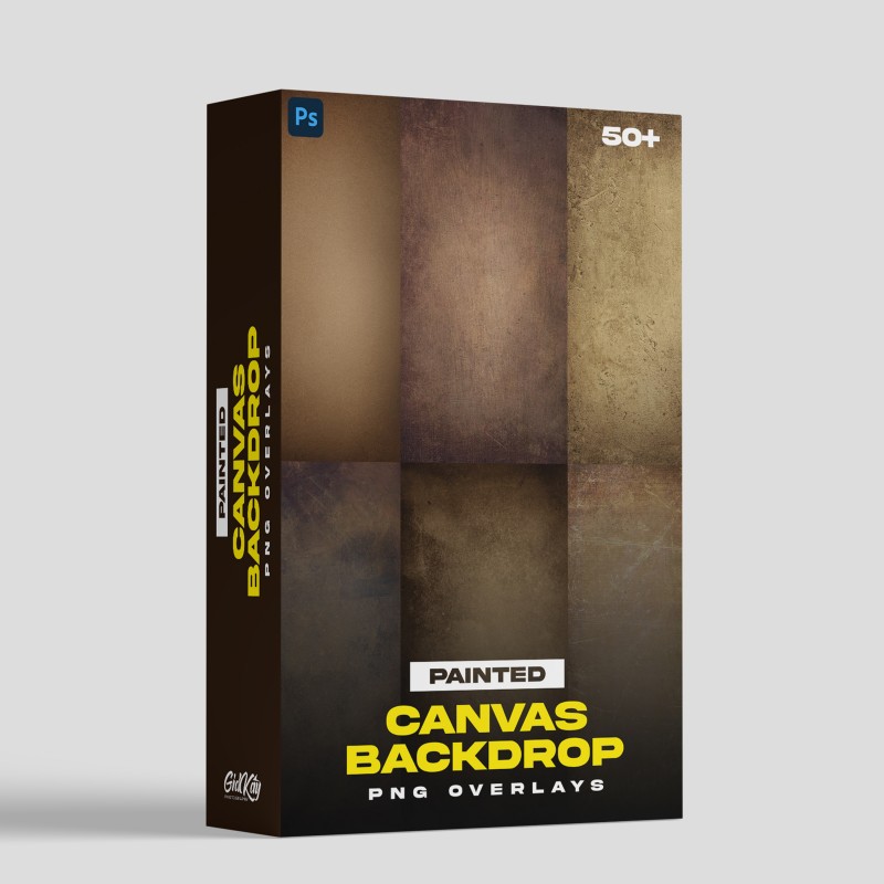 Buy 50+ PAINTED CANVAS BACKDROP (PNG OVERLAYS) by Gid Kay Photography on Selar