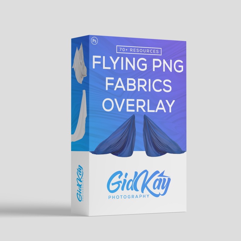 Buy FLYING PNG FABRICS OVERLAY by Gid Kay Photography on Selar