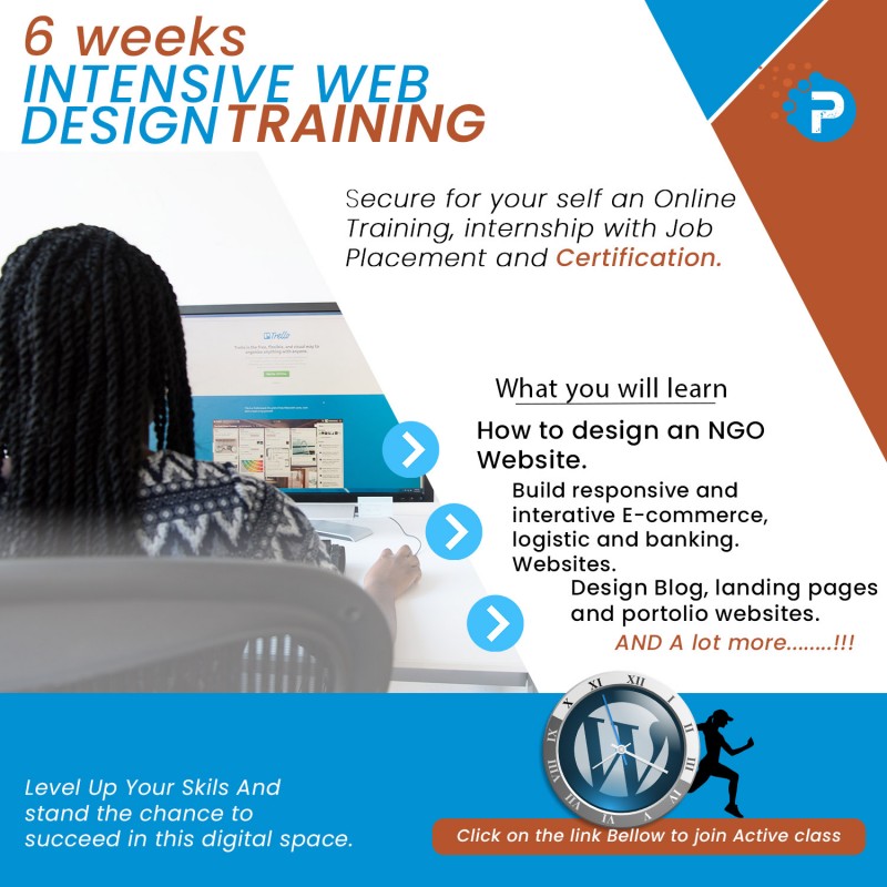 Buy six weeks intensive website design training and certification by ...