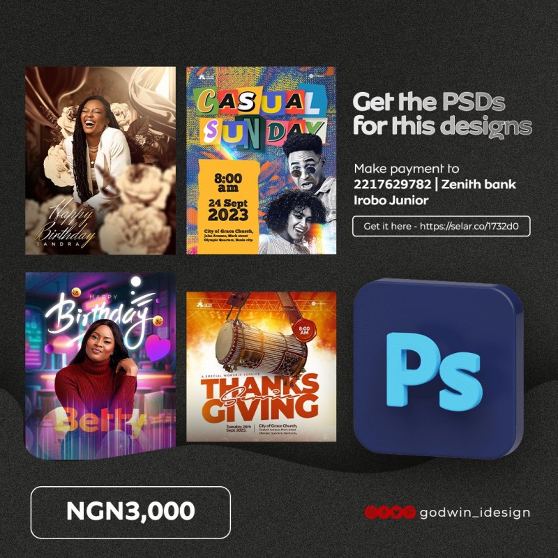 Buy iDesign design pack 2 by Godwin iDesign on Selar