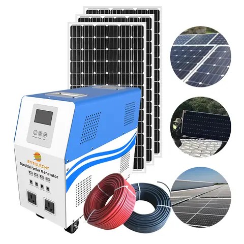Buy Hybrid Solar Generator 500 Watt by Globalworldintl on Selar