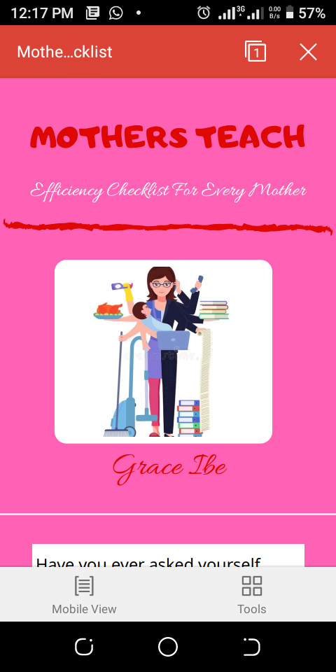 Buy Mothers Teach eBook by Grace Ibe on Selar