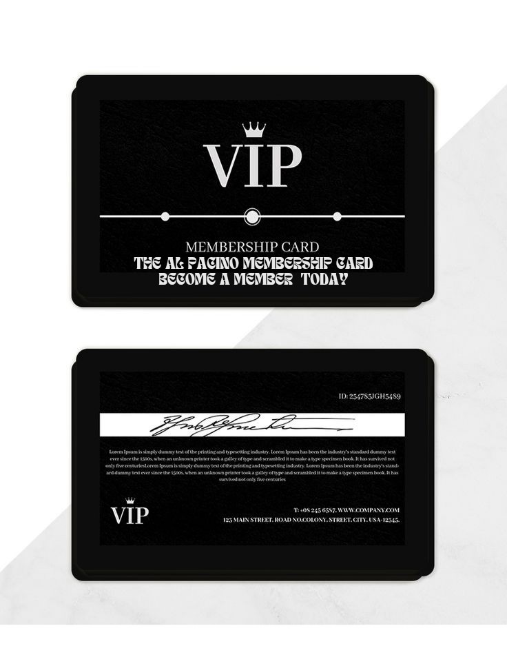 Buy THE AL PACINO MEMBERSHIP CARD. by Giftcard.shop on Selar
