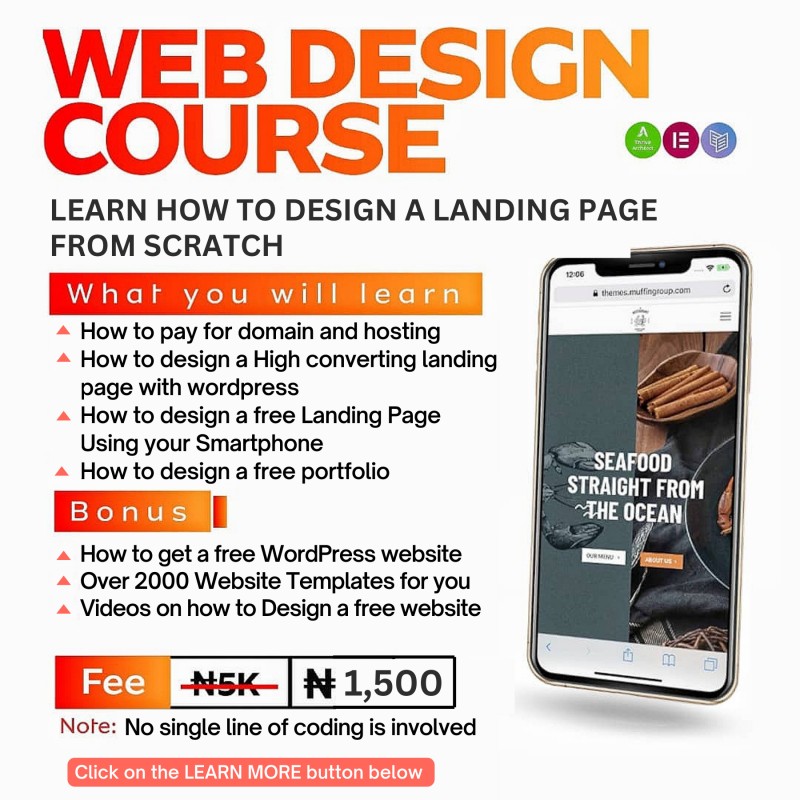 Buy Web Design Course by Grow With Excel on Selar