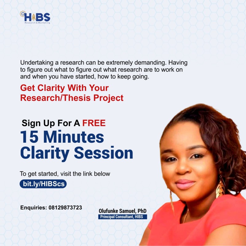 Get Get Clarity on Your Research in Just 15 Minutes with a Free Clarity ...