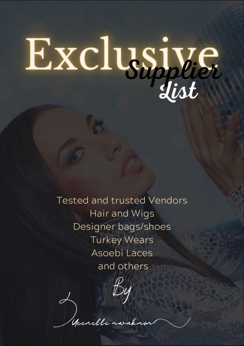 Buy Exclusive Vendor List by Queenette Awukam on Selar