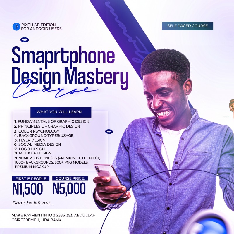 Buy Smartphone Design Mastery Course by Abdullahi Abdullahi on Selar