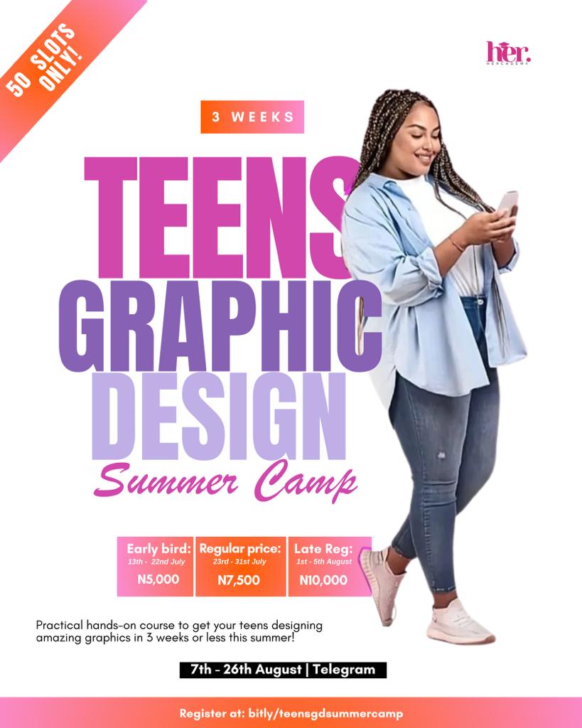Buy TEENS GRAPHICS DESIGN SUMMER CAMP by Helen Joe-Attah on Selar