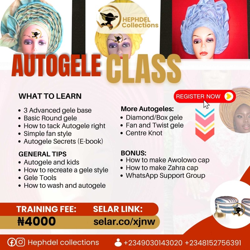 Buy AUTOGELE CLASS by HephDel Collections on Selar