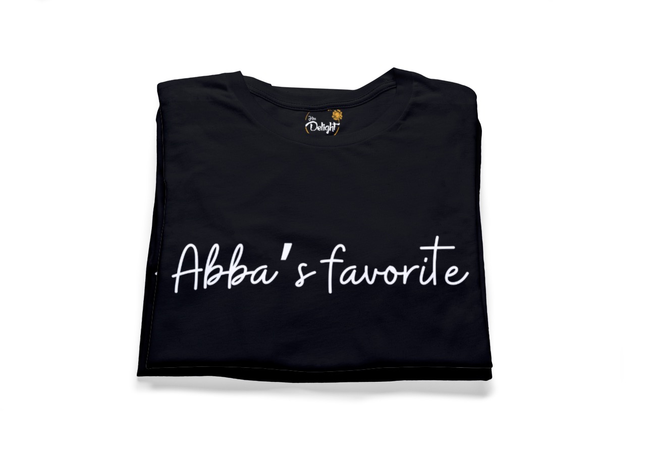 Buy Abba's Favorite T-shirt by HIS DELIGHT BRAND on Selar