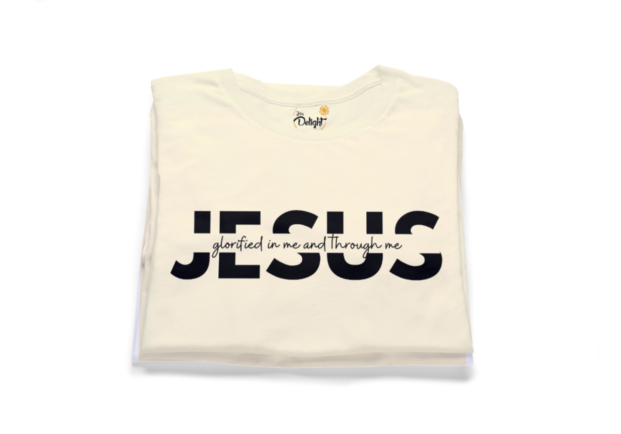 Buy Jesus Glorified T-shirt by HIS DELIGHT BRAND on Selar