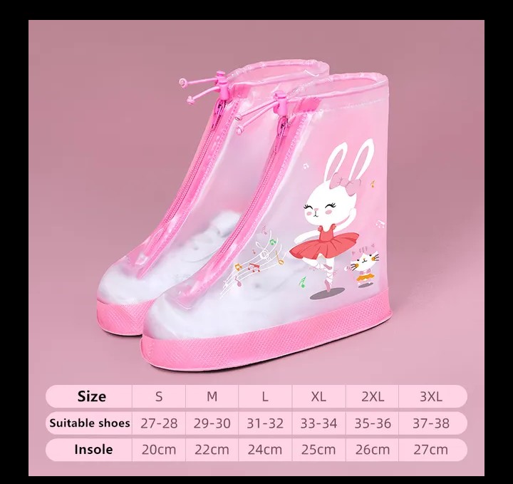 Buy Boys- girls shoes cover for Rain flats Ankles Boots cover Reusable ...