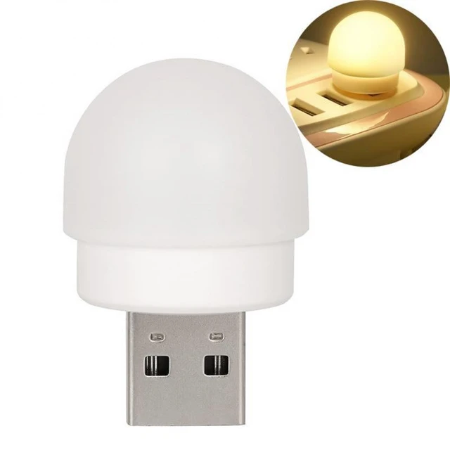 Buy 10/5/1PCS Mini USB Plug Lamp Eye Protection LED Night Light Bulbs ...