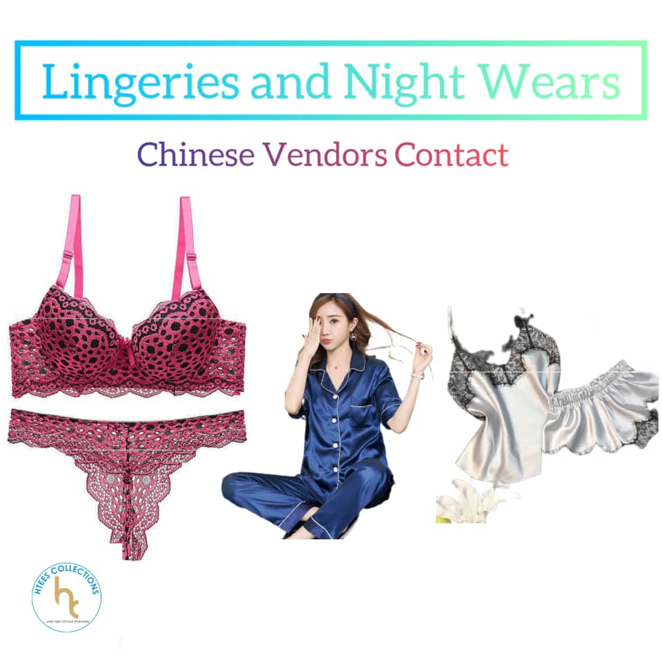 Buy HTEES LINGERIE AND NIGHT GOWN CHINESE VENDORS CONTACTS PACKAGE by ...