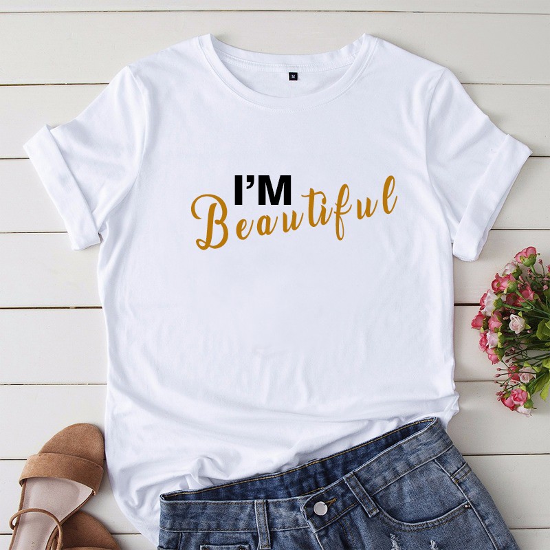 Buy I am Beautiful T-Shirt by Ibrahim Iliya on Selar