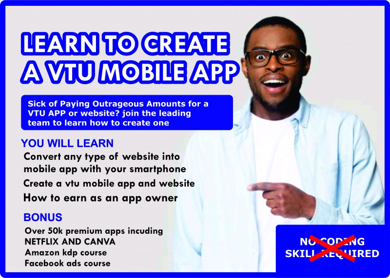 Buy APP DEVELOPMENT AND VTU APP CREATION by Ido-abasi Godwin Jeremiah ...