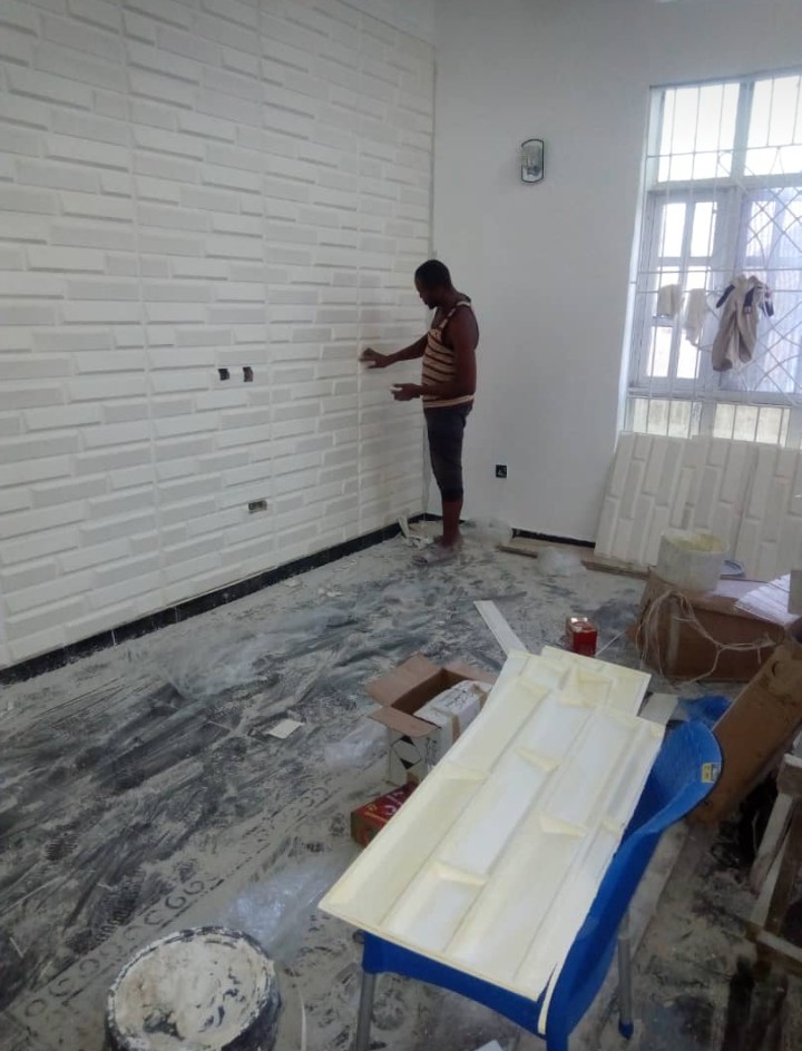 Buy 3D wall panel installation by Inspired Home Academy on Selar