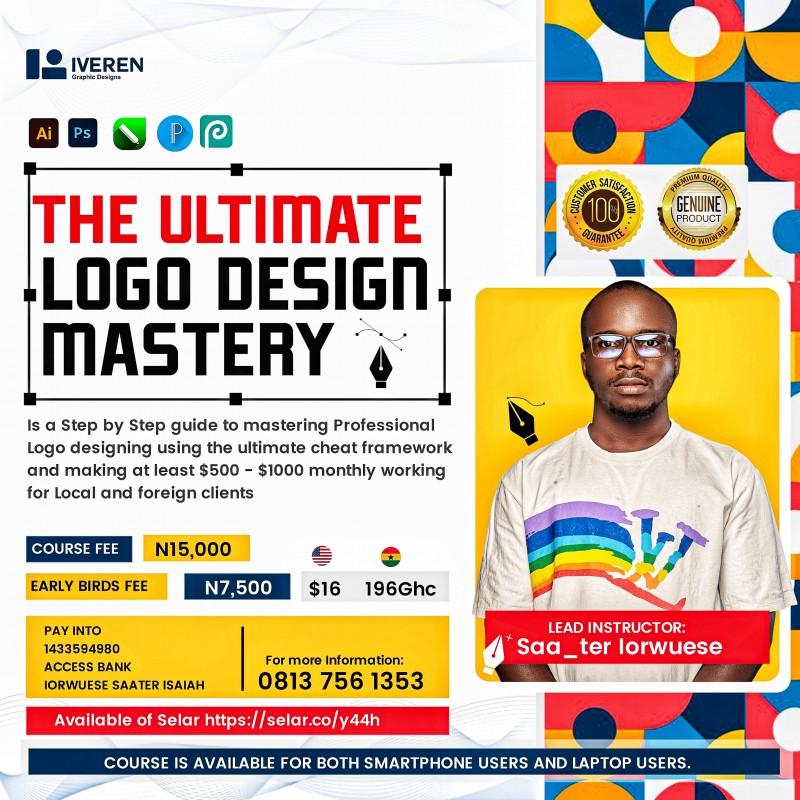 Buy Logo Design Mastery Course by Iorwuese saater isaiah on Selar