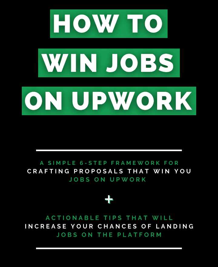 Buy HOW TO WIN JOBS ON UPWORK by John Alegria on Selar