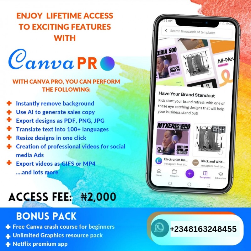 Buy Canva Pro by Jackson Obi on Selar