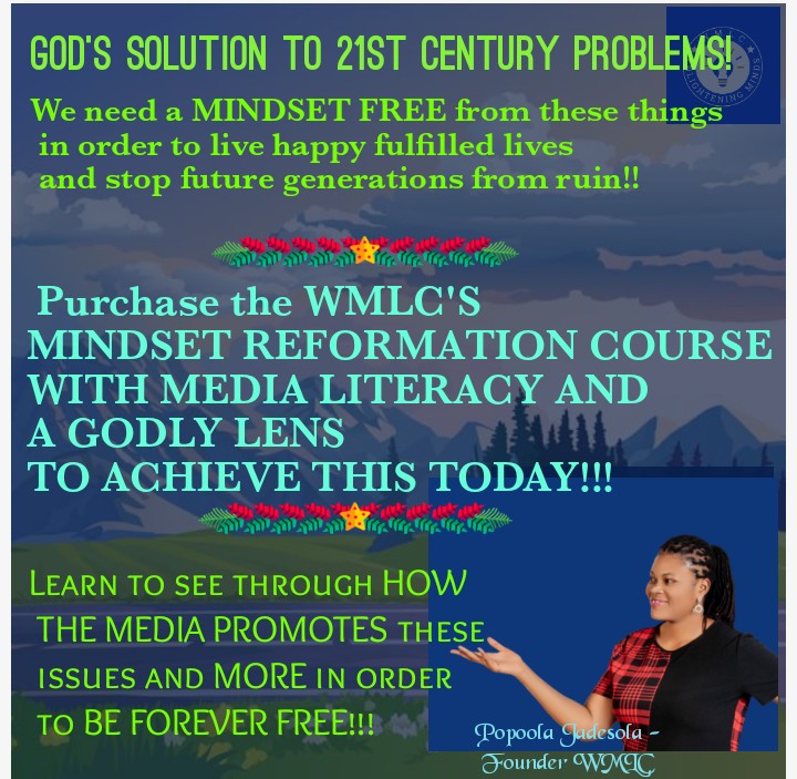 Buy Mindset Reformation Course with Media Literacy with a Godly lens ...