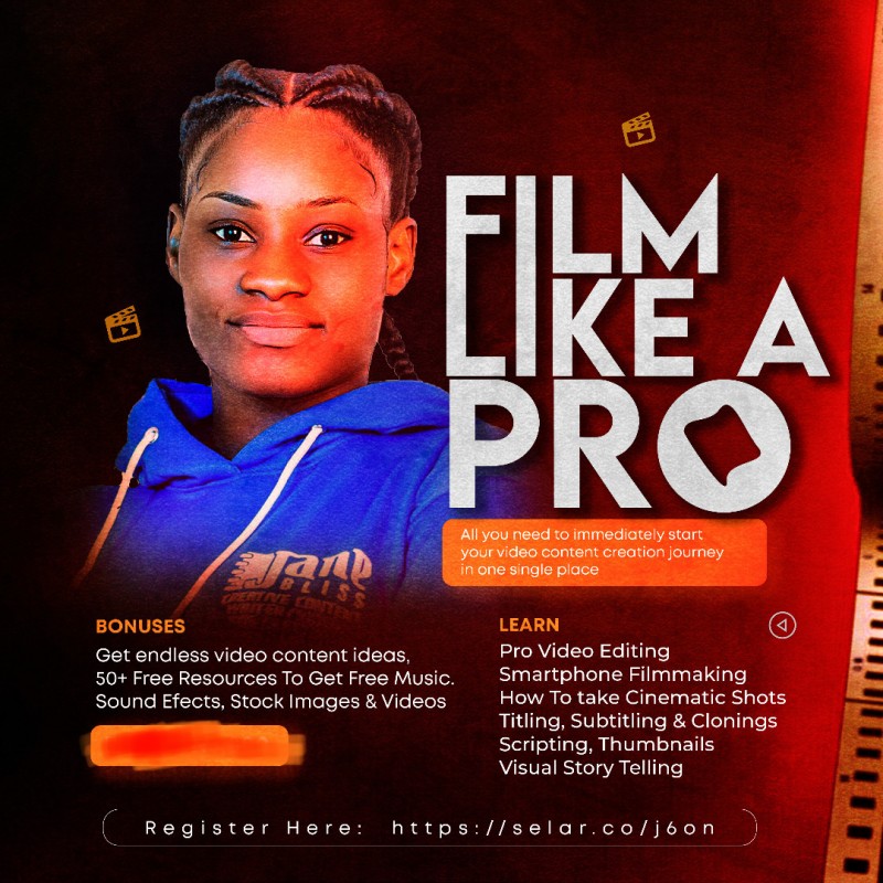 Buy Film & Edit Like a pro by Jane Bliss on Selar