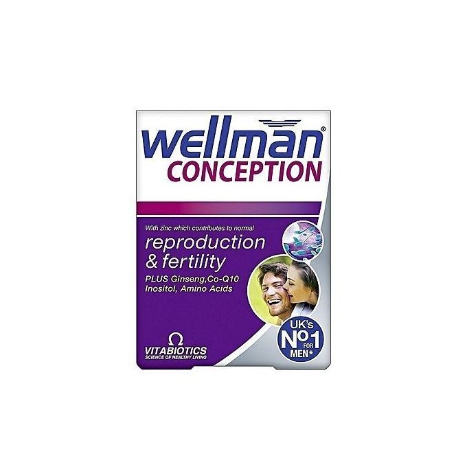 Buy Vitabiotics WELLMAN CONCEPTION REPRODUCTION & FERTILITY - 30 ...