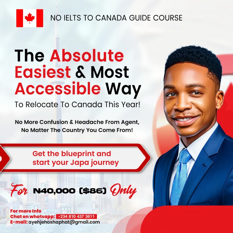 Buy CANADA RELOCATION GUIDE COURSE by Jehoshaphat Ayeh on Selar