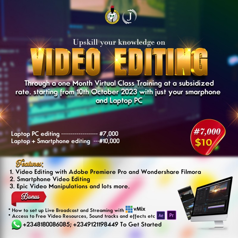 Get VIDEO EDITING CLASS 1.0 by Longs Nanlyan Samuel on Selar.co