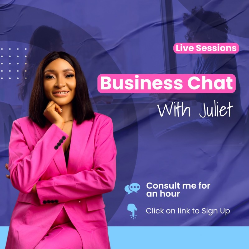 Buy One Hour Live Business Chat with Juliet by juliet Jessica on Selar