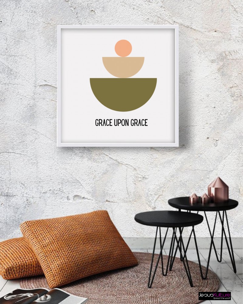 Buy Christian Art | grace upon grace | Christian Gift | Christian Poster | Printables| Digital ...